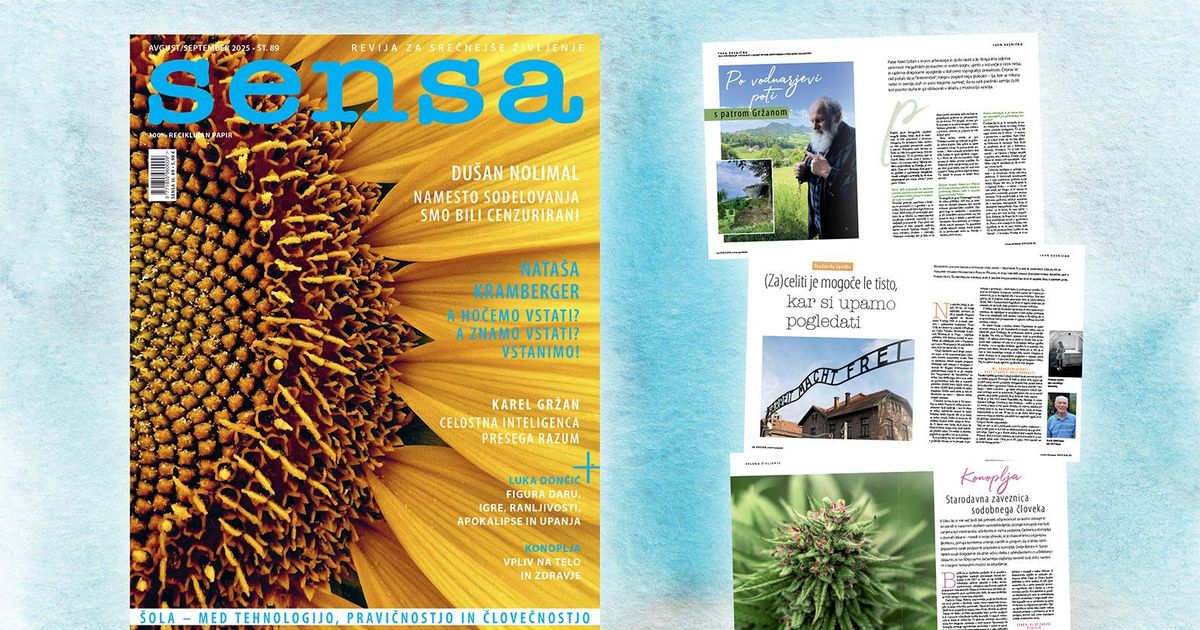 Kaj vas čaka v novi Sensi? Nova številka je že na voljo! - Za navdih - Sensa.si