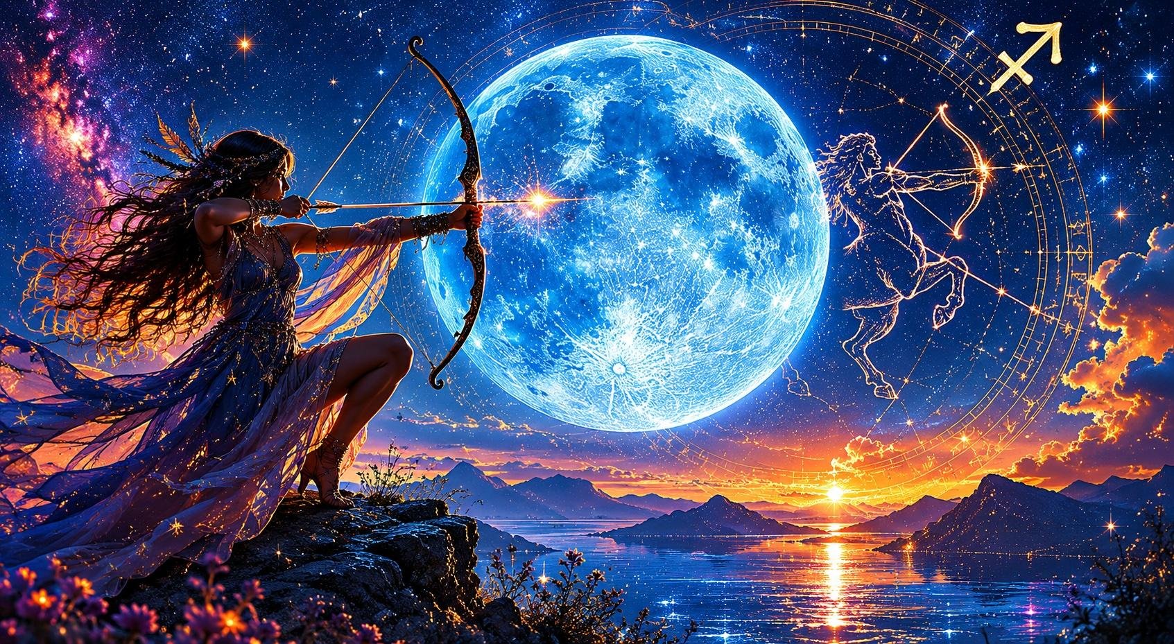 Ta vikend prihaja modra polna luna v strelcu - Sensa.si